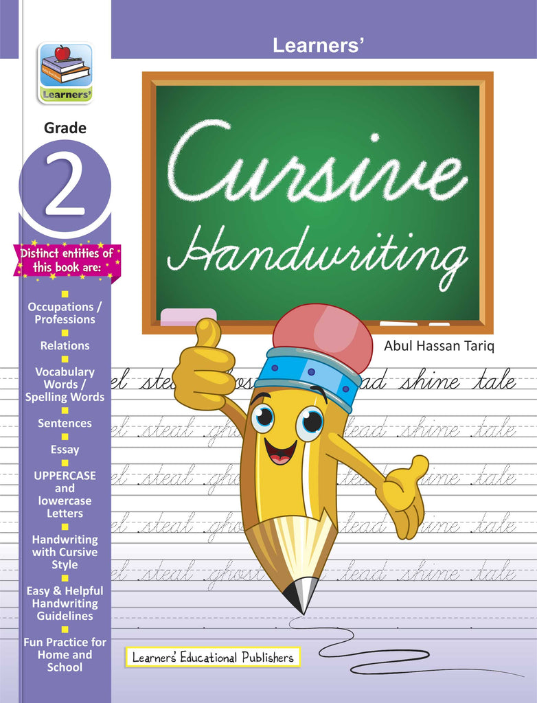 Cursive HandWriting 2 (Learners) -Rabia – BooksNbooks