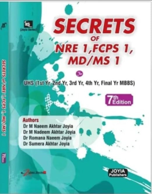 Joyia Series Secrets Of NRE 1 FCPS 1 MD/MS 1 7th Edition – BooksNbooks