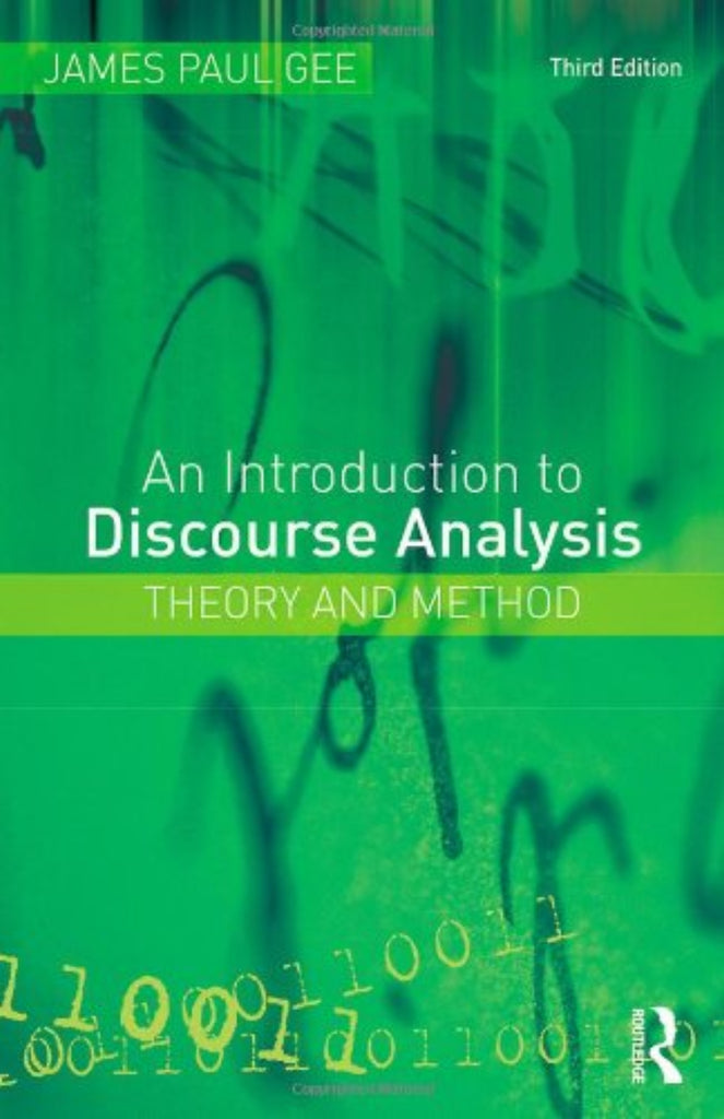 An Introduction To Discourse Analysis Theory And Method 3rd Edition An Introduction To Discourse Analysis Theory And Method 3rd Edition