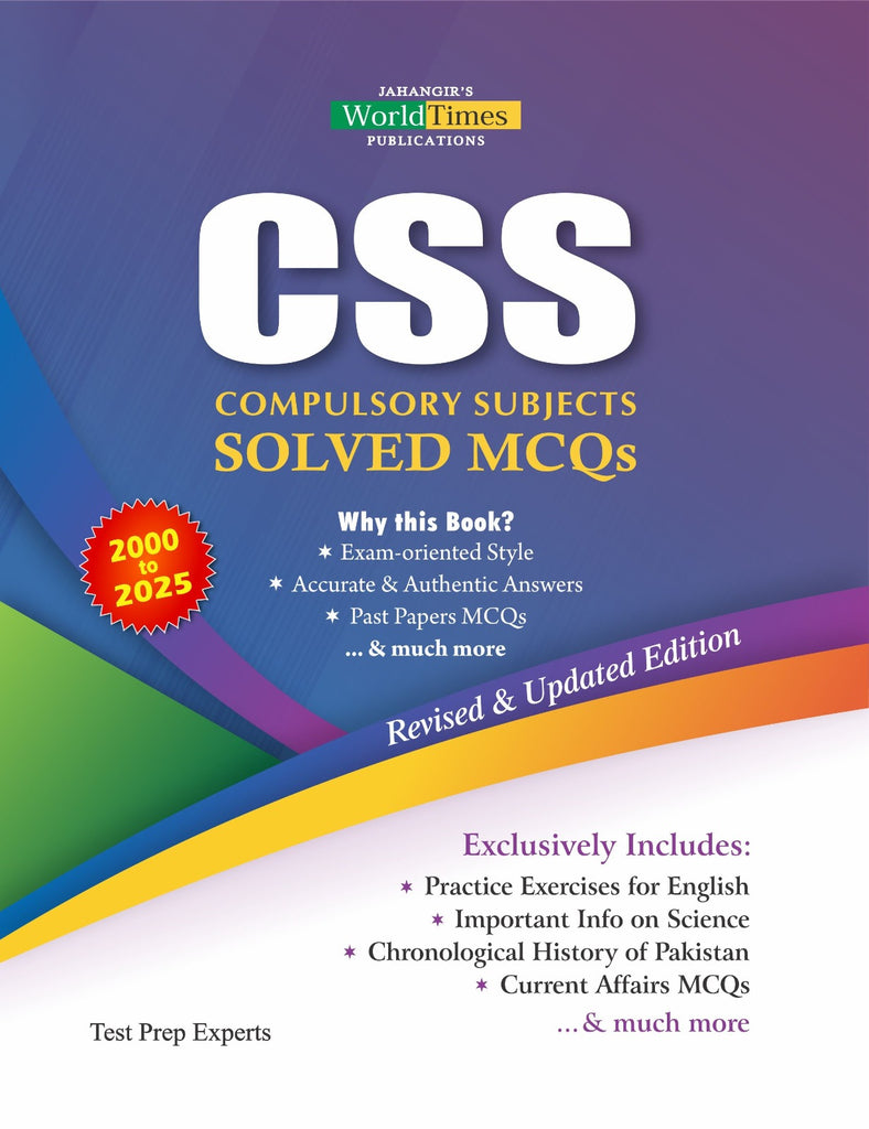 CSS Compulsory Subjects Solved MCQs - JWT – BooksNbooks