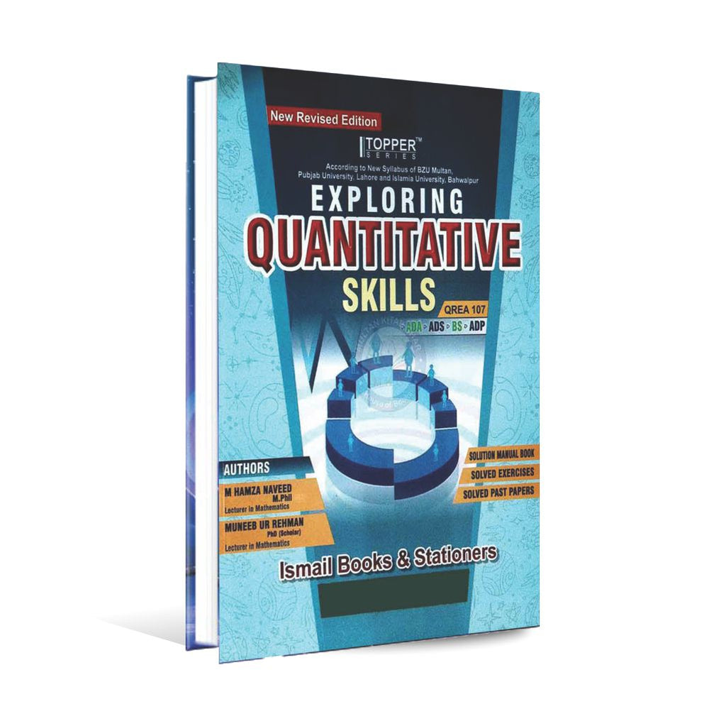 Exploring Quantitative Skills (Topper Series) For ADA ADS BS By Hamza – BooksNbooks