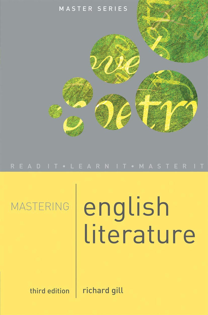 Mastering English Literature 3rd Edition by Richard Gill (Author ...
