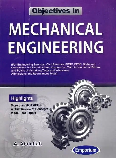 Mechanical Engineering MCQs By A Abdullah-Emporium – BooksNbooks