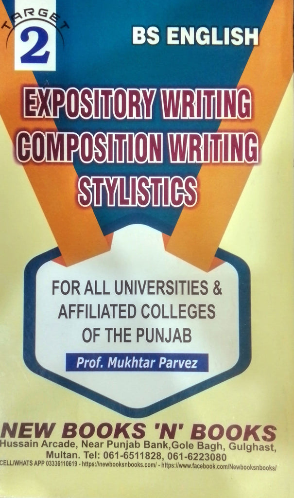 Target Expository Writing Composition Writing Stylistics For BS ...