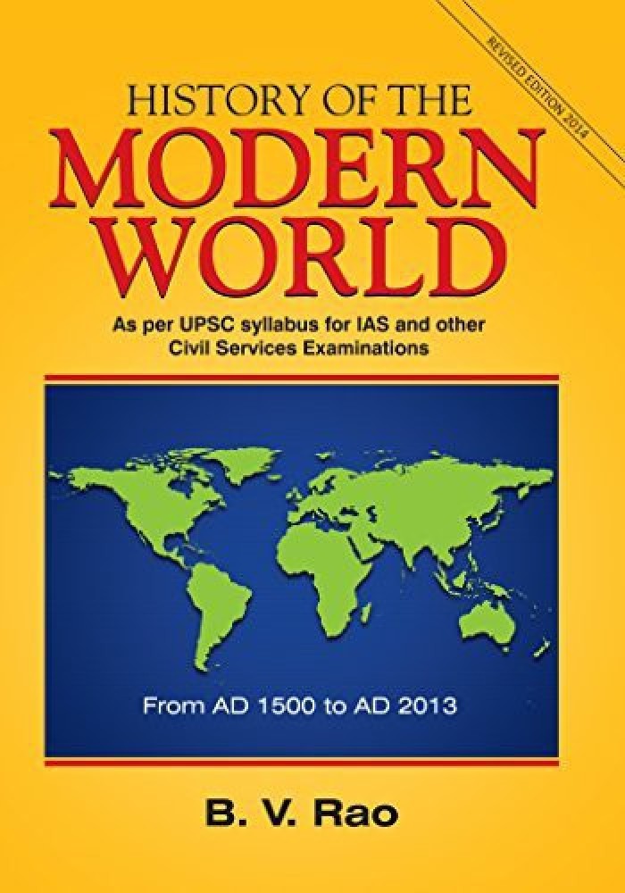 History Of The Modern World 1500-2013 AD By B.V Rao – BooksNbooks