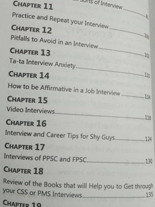 Mastering The Art Of Interviews By Saba Sibghat (CSP) - JWT – BooksNbooks