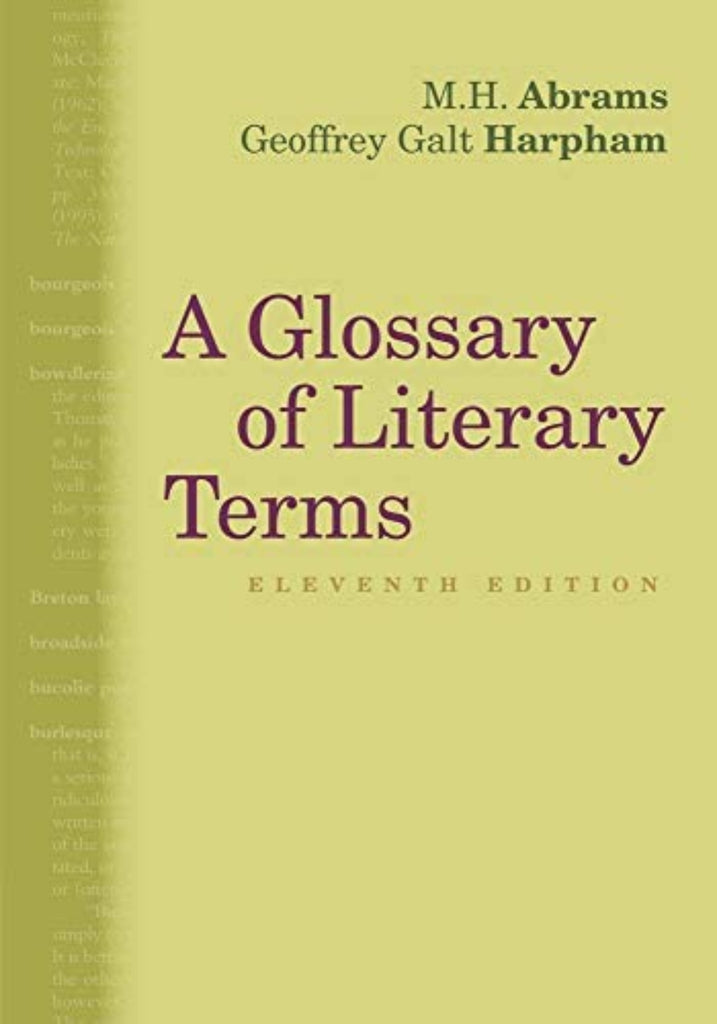 A Glossary of Literary Terms 11th Edition by M.H. Abrams (Author ...