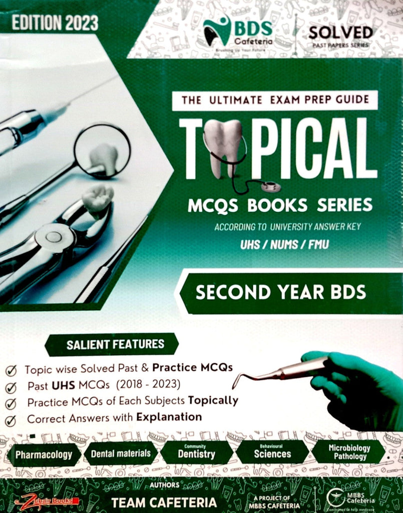 Topical MCQs Books Series BDS 2nd Year (Solved Past Papers) – BooksNbooks