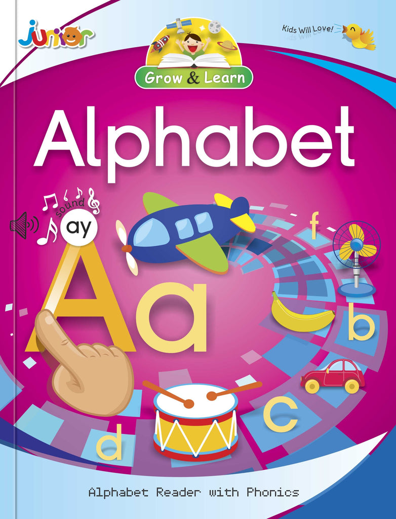 Grow & Learn Alphabet Text Book -Rabia – BooksNbooks