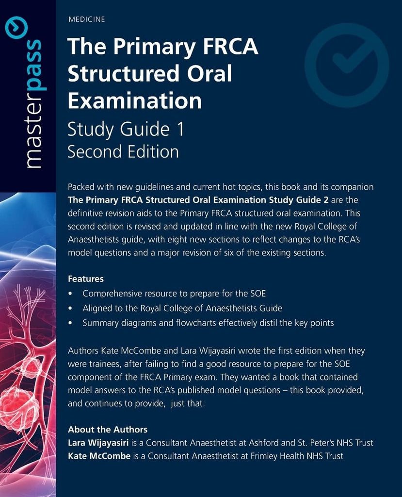 The Primary FRCA Structured Oral Exam Guide 1 (MasterPass) 2nd Edition ...