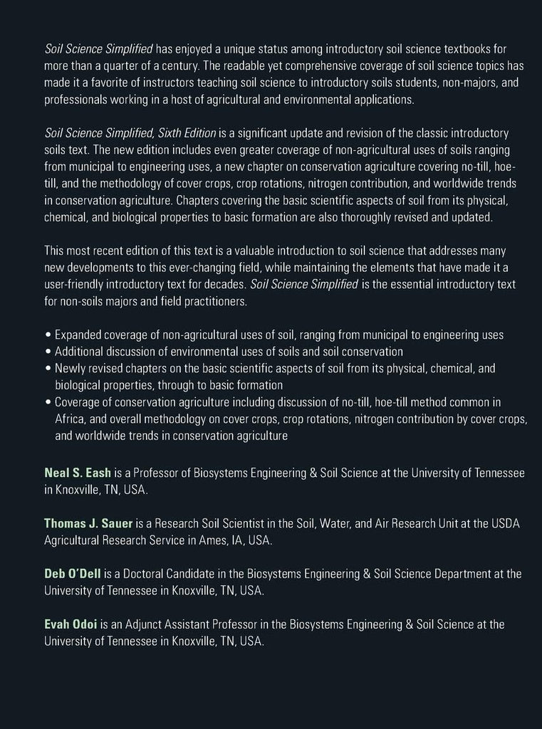 Soil Science Simplified 6th Edition by Neal S Eash (Author) – BooksNbooks