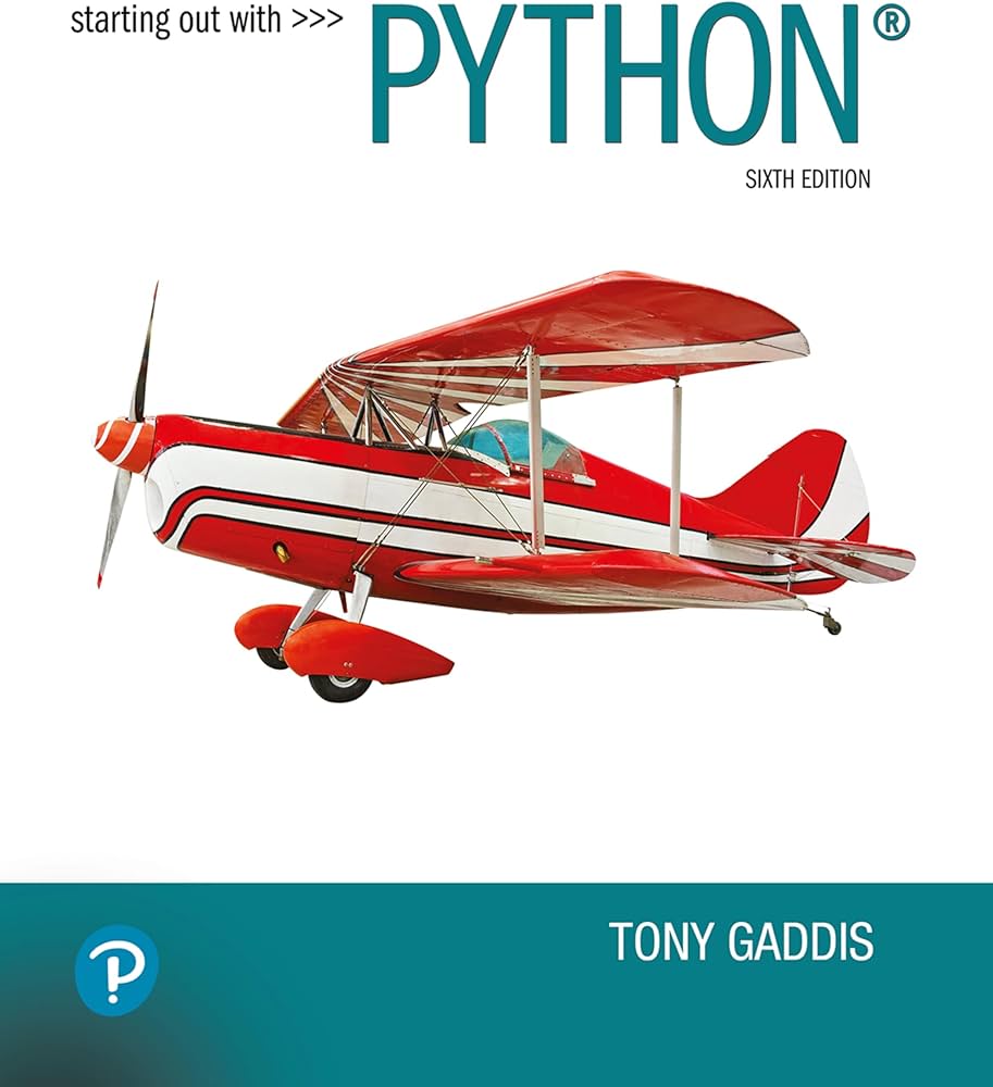 Starting Out with Python by Tony Gaddis – BooksNbooks