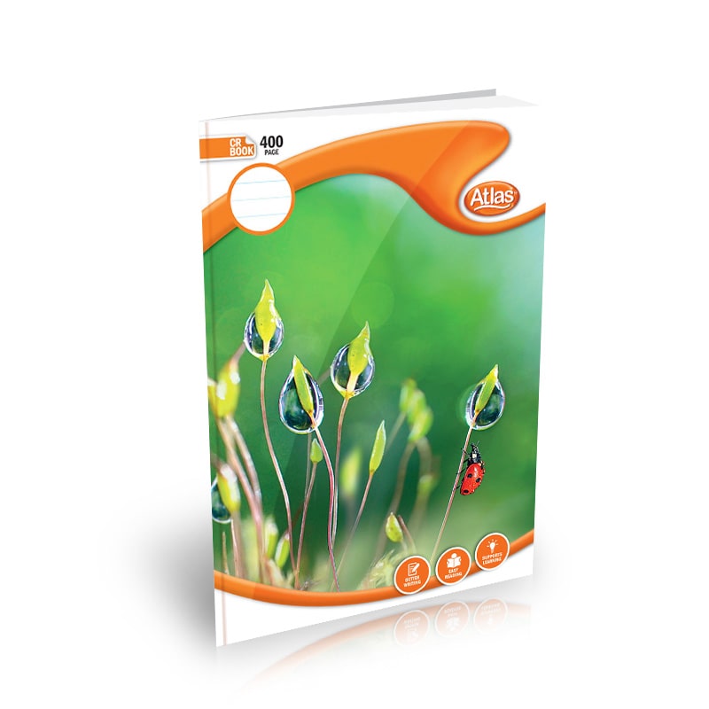 Atlas A4 Book CR 200Pgs & 400pgs (=) Single Ruled – BooksNbooks
