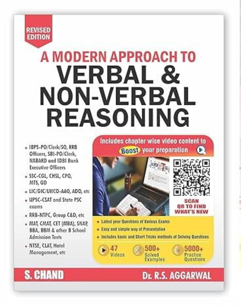 A Modern Approach to Verbal & Non-Verbal Reasoning by R.S. Aggarwal ...