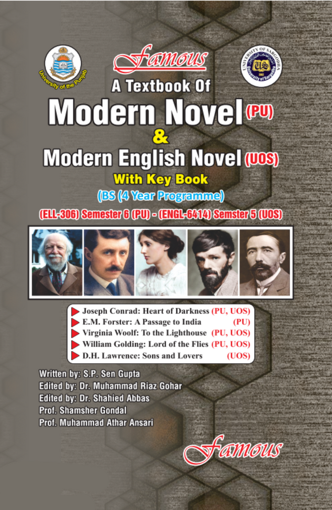 A Textbook of Modern Novel & Modern English Novel For Bs - With Key Bo ...