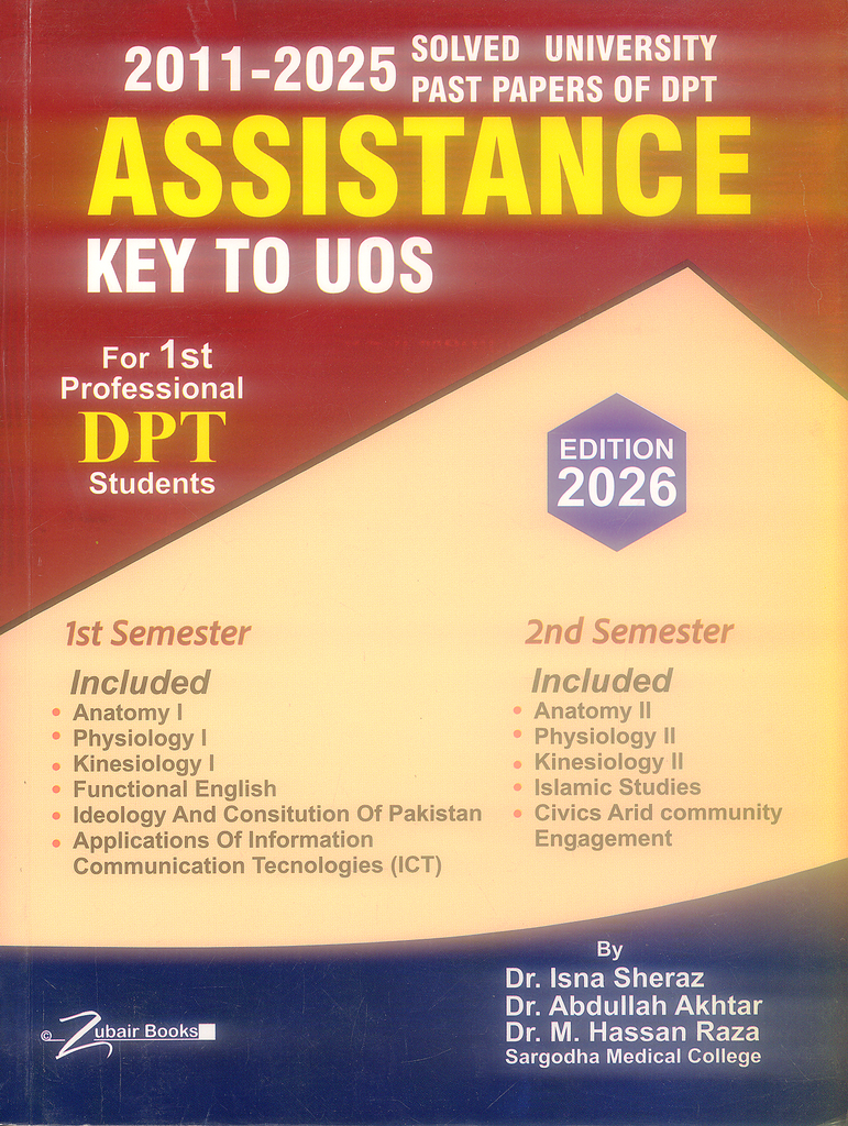 Assistance Key To UOS Solved Papers For 1st Year DPT by Dr Isna Sheraz ...