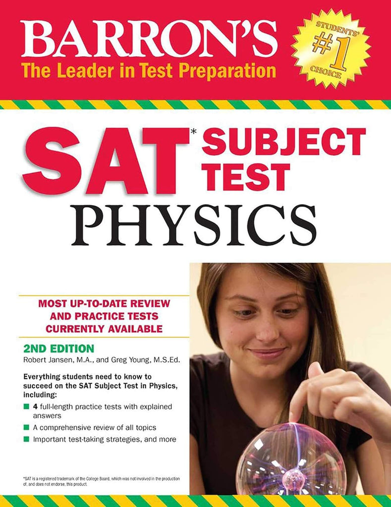 Barron's SAT Subject Test Physics 2nd Edition by Robert Jansen ...