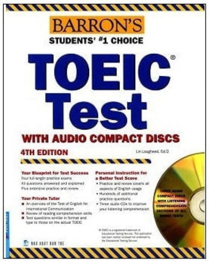 Barron's TOEIC Test 4th Edition by Lin Lougheed (Author) – BooksNbooks