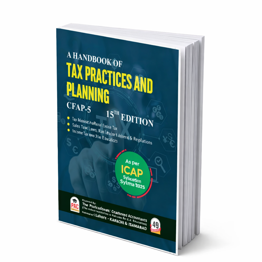 CFAP 5 Tax Practices and Planning 15th Edition by Bilal Azhar - PAC ...