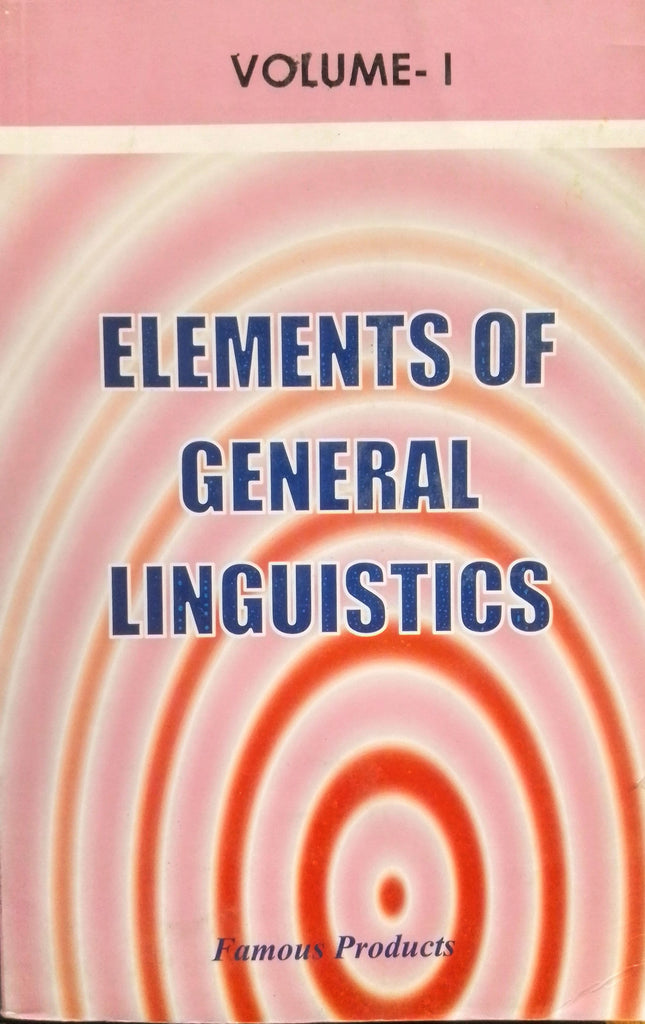 Elements of General Linguistics (Vol 1) - Famous – BooksNbooks