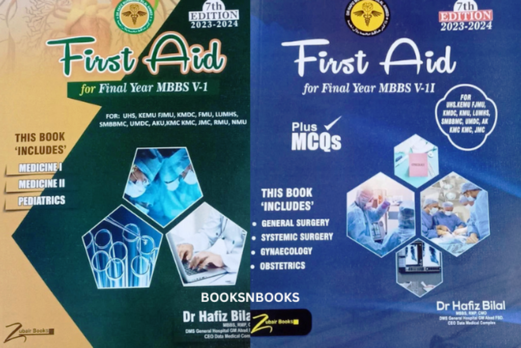 First Aid Final Year MBBS 7th Edition by Dr Hafiz Bilal – BooksNbooks