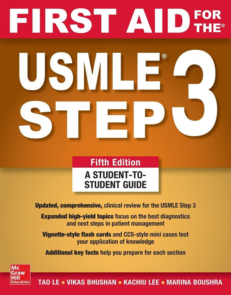 First Aid For The USMLE Step 3 5th Edition by Tao Le (Author) – BooksNbooks