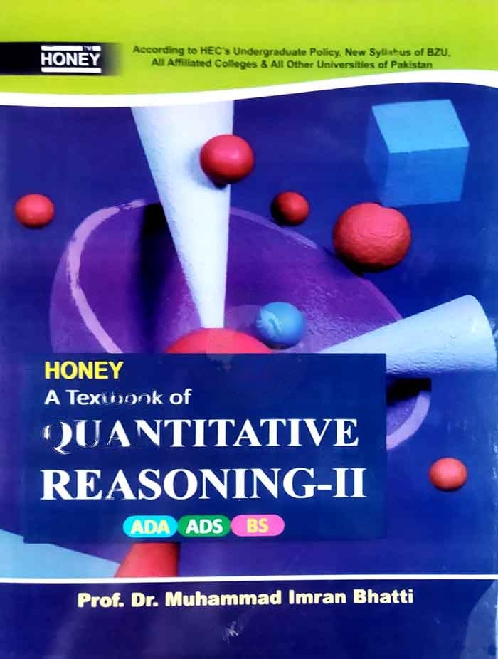 Honey A Textbook Of Quantitative Reasoning - II For ADA ADS BS ...