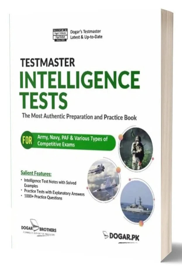 Testmaster Intelligence Tests Book By Dogar Brothers – BooksNbooks
