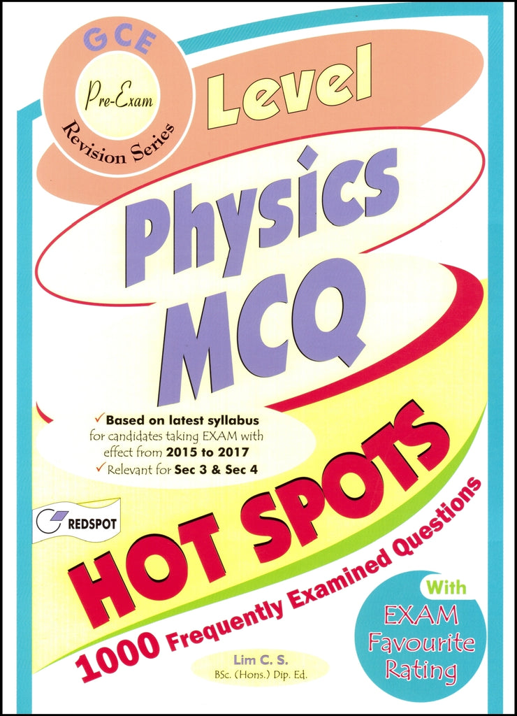 Red Spot O Level 1000 Physics Mcq With Helps – BooksNbooks