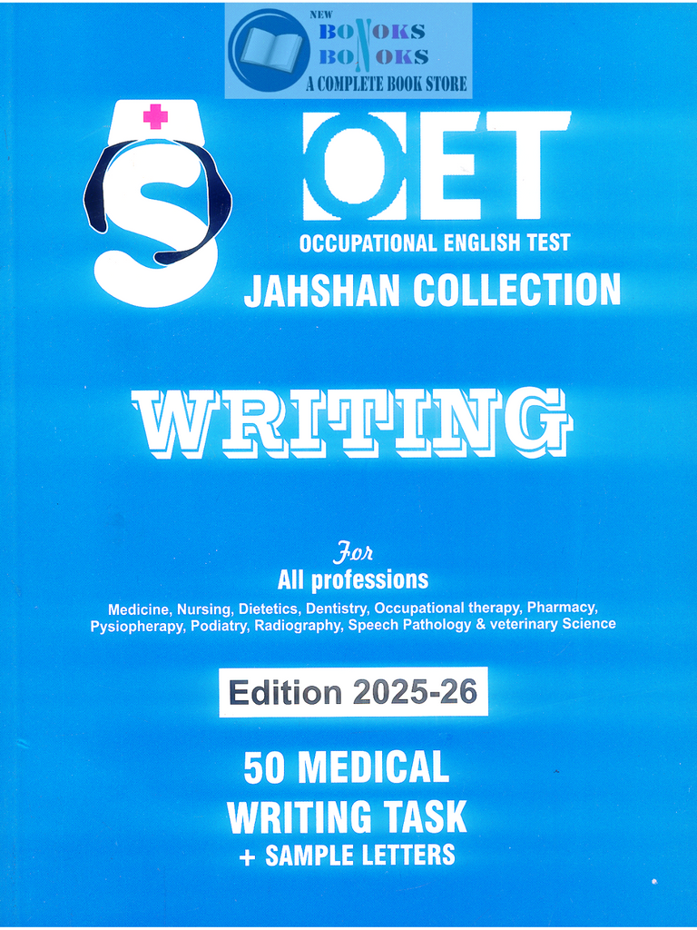 OET ( Occupational English Test ) Jahshan Collection 2025-26 – BooksNbooks