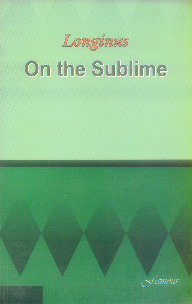 On the Sublime By Longinus - Famous – BooksNbooks
