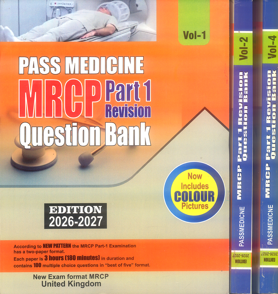 Pass Medicine MRCP Part 1 Revision Question Bank 8 Volumes Set ...