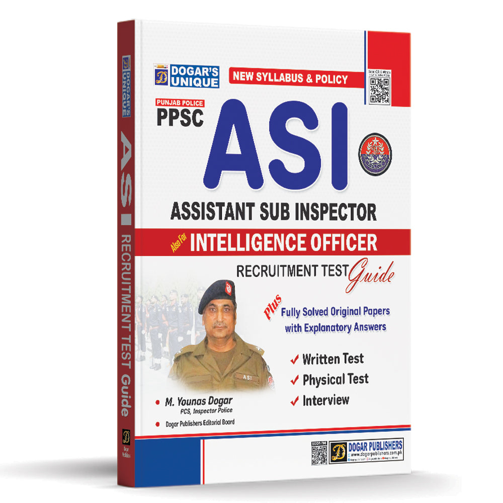 PPSC ASI Recruitment Test Guide for Intelligence Officer by M. Younas ...