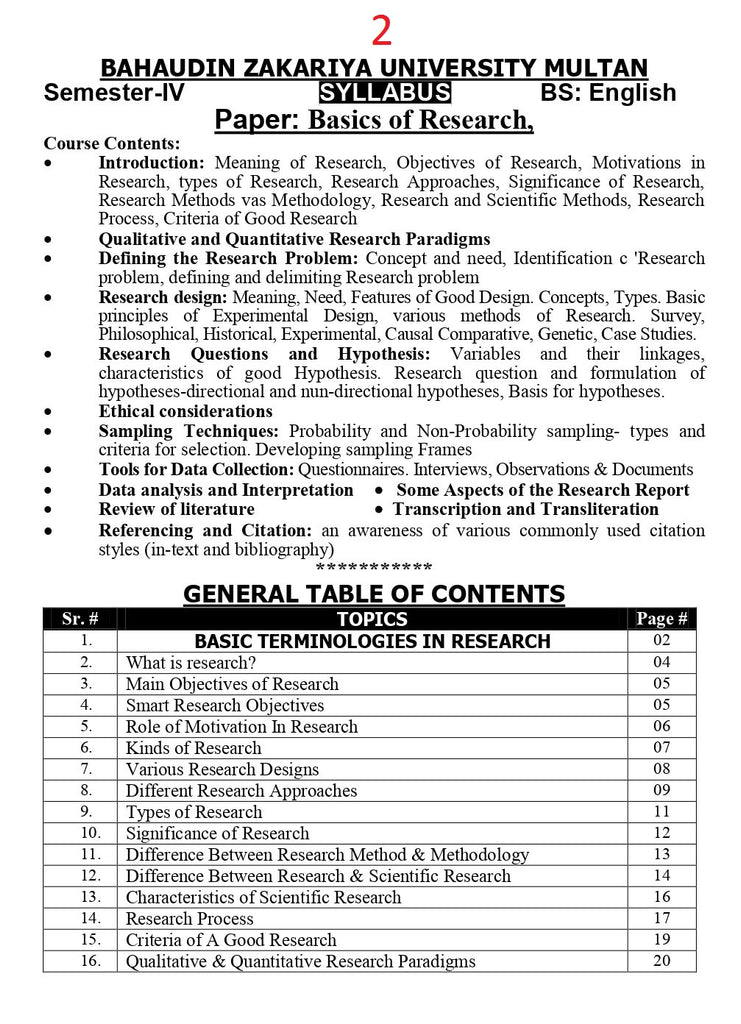 Honey Research Methodology For ADA BS 4 Years Prof M. sajid Iqbal ...