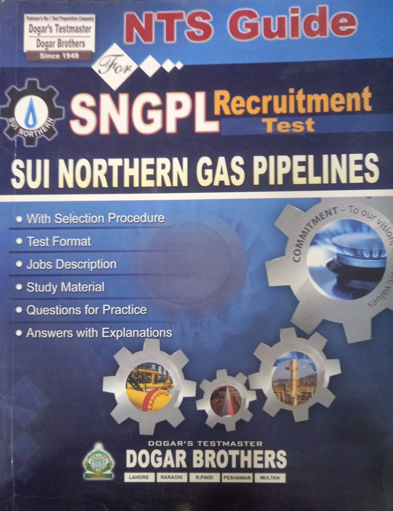 NTS Guide For SNGPL Recruitment Test - Dogar – BooksNbooks