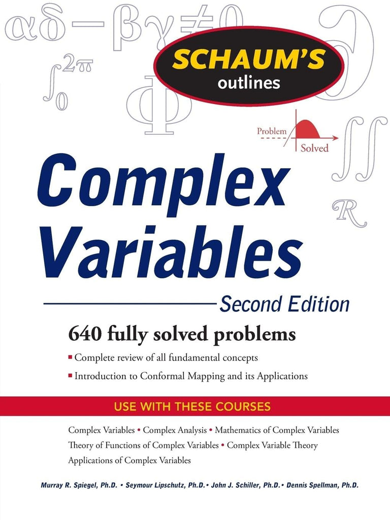 Schaum's Outline of Complex Variables 2nd Edition – BooksNbooks