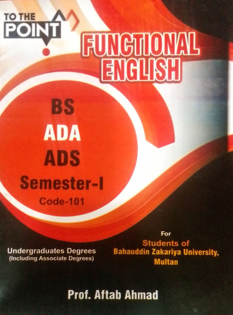 To The Point Functional English For BS ADA ADS by Prof Aftab Ahmad ...