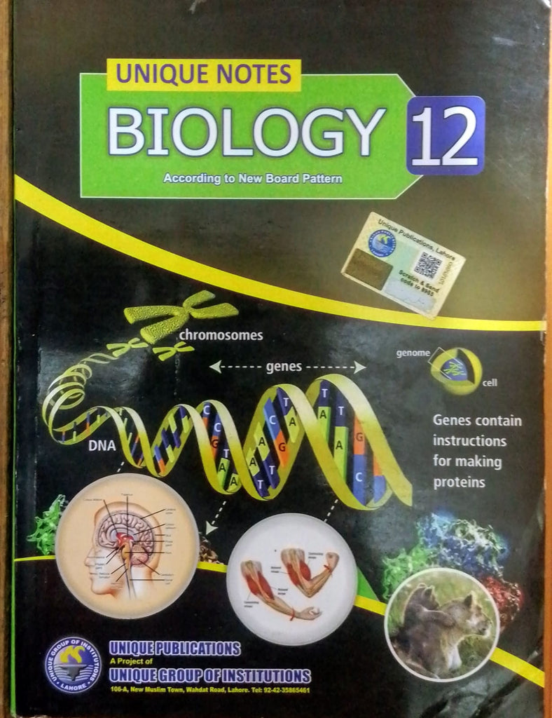 Unique Notes Biology 12th Class – BooksNbooks