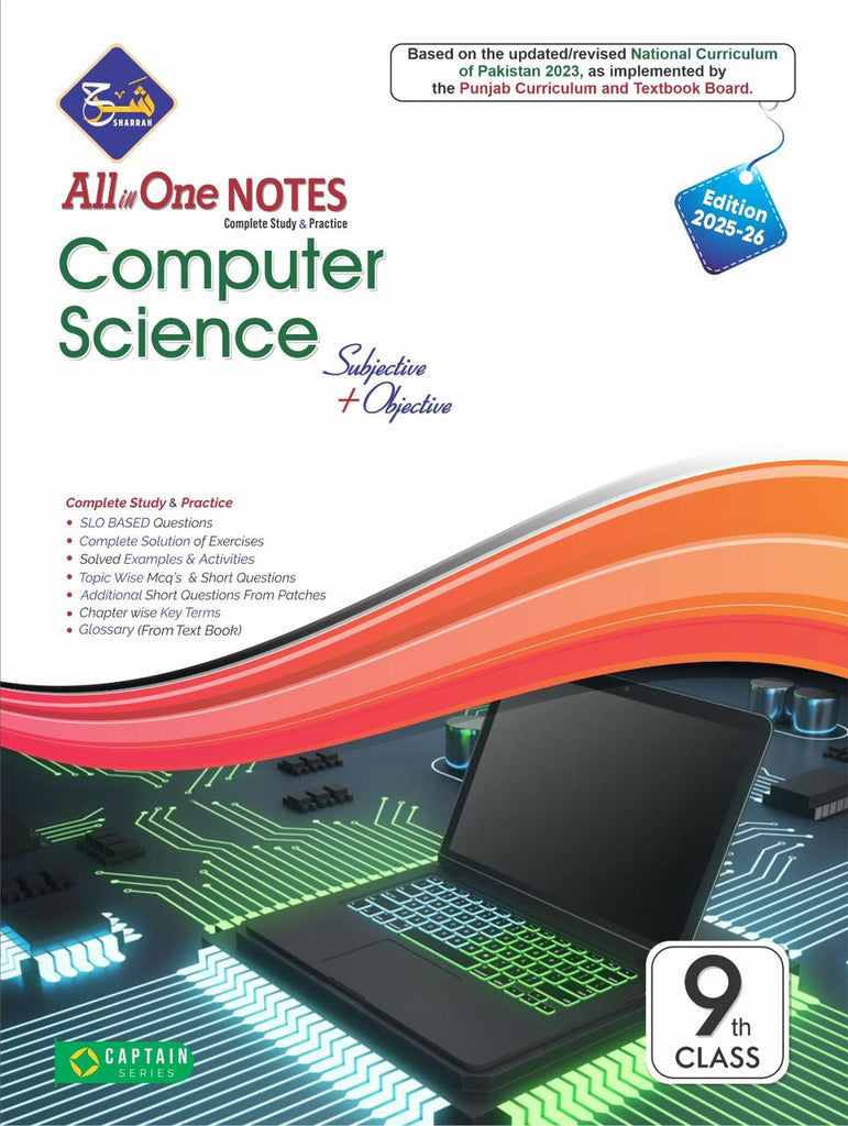 Sharah All in One Notes (Captain Series) For 9th Class (New Syllabus 2 ...