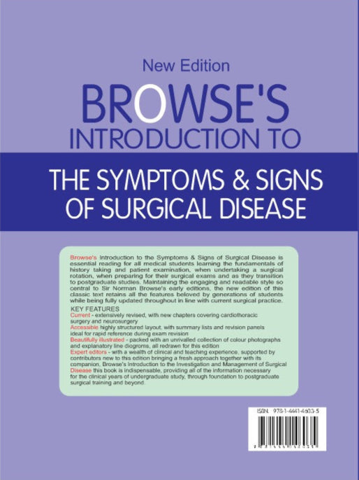 Browse's Introduction to the Symptoms and Signs of Surgical Disease ...