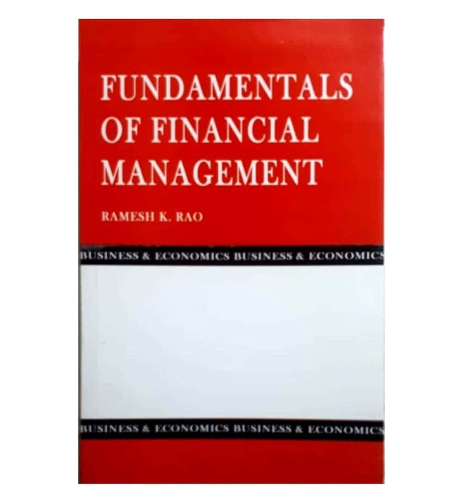 Fundamentals of Financial Management by Ramesh K. S. Rao – BooksNbooks