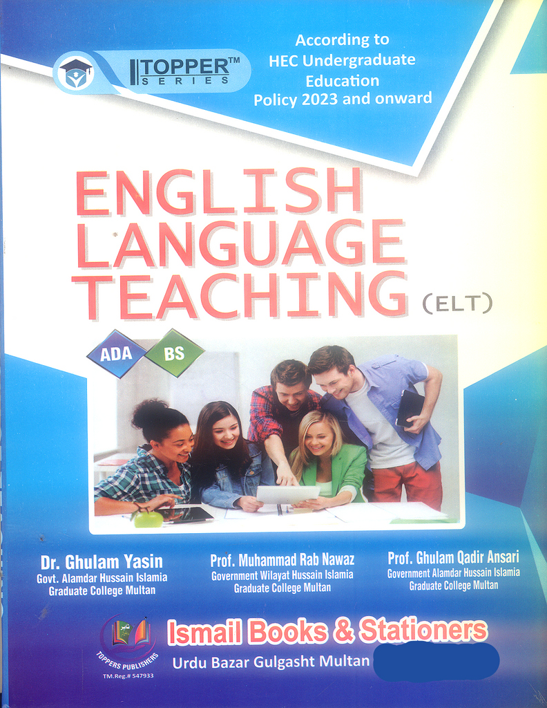 English Language Teaching (ELT) (Topper Series) For ADA BS – BooksNbooks