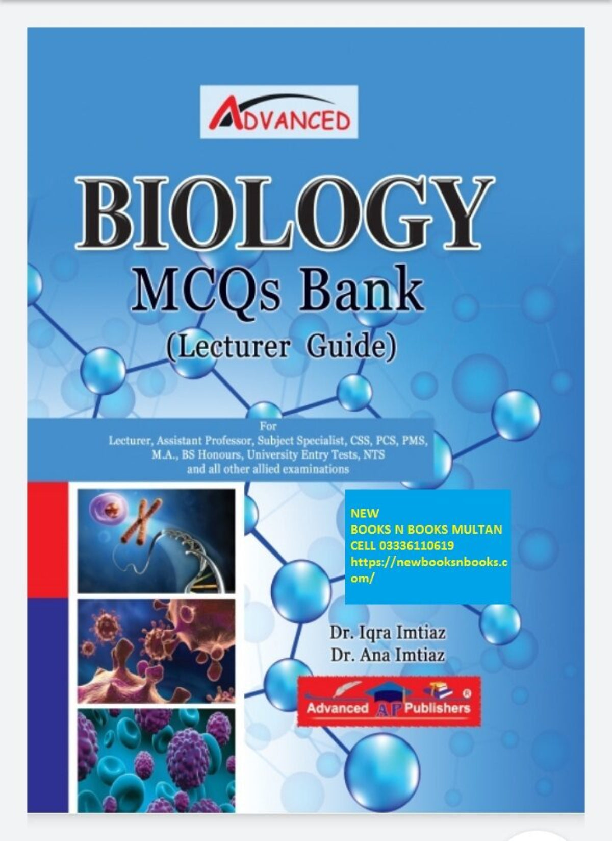 Advanced Biology Mcqs for CSS PMS by Dr Iqra Imtiaz – BooksNbooks