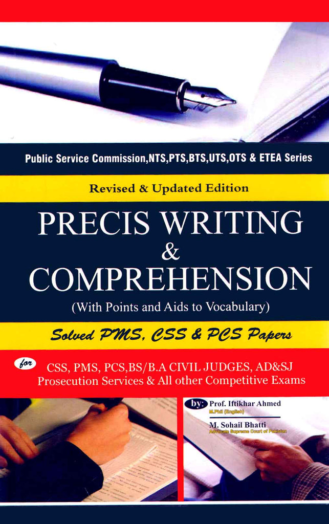 Precis Writing & Comprehension Solved Papers For CSS By Sohail Bhatti ...