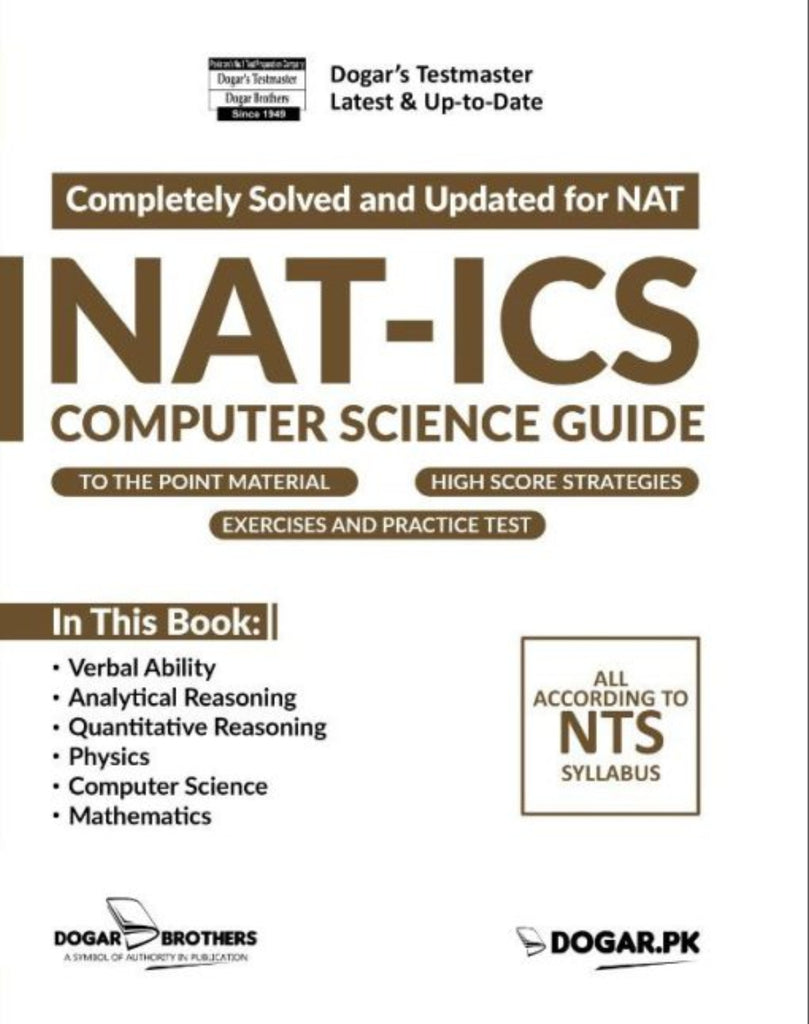 NTS NAT-ICS Computer Science Guide -Dogar – BooksNbooks