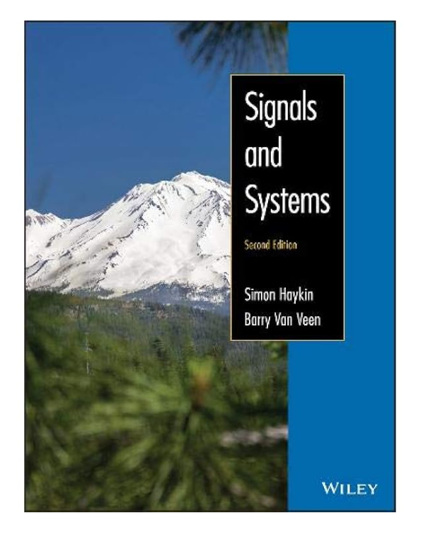 Signals And Systems 2nd Edition By Simon Haykin Barry Van Veen ...