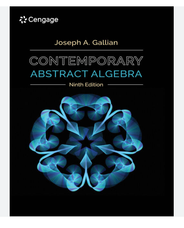 Contemporary Abstract Algebra 9th Edition by Joseph A Gallian – BooksNbooks