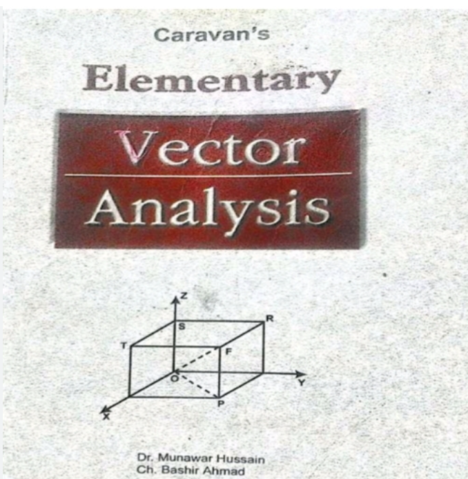 Elementary Vector Analysis By Ch Bashir Ahmad - Caravan – BooksNbooks