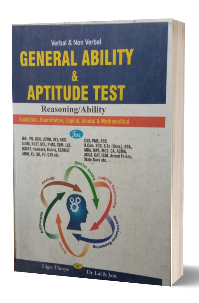 General Ability And Aptitude Test By Edgar Thorpe -Bhatti – BooksNbooks