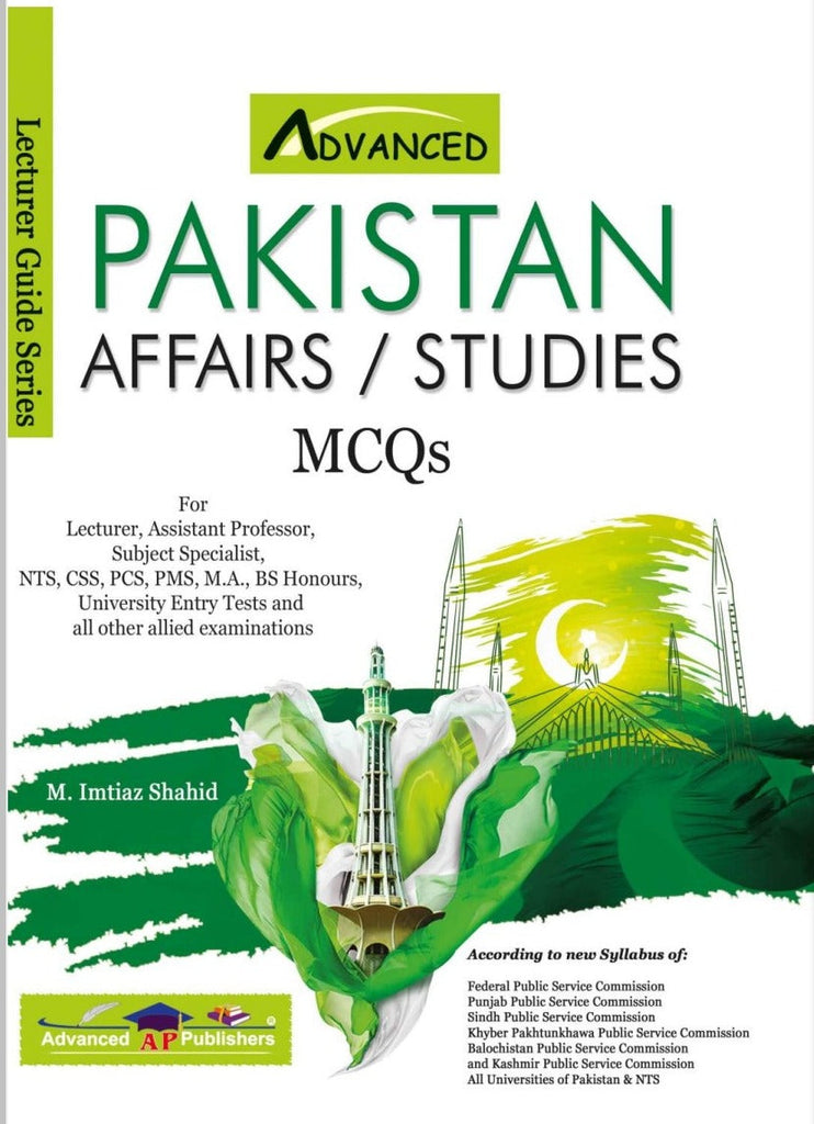Advanced Pakistan Affairs Studies MCQs For CSS PMS By Imtiaz Shahid ...